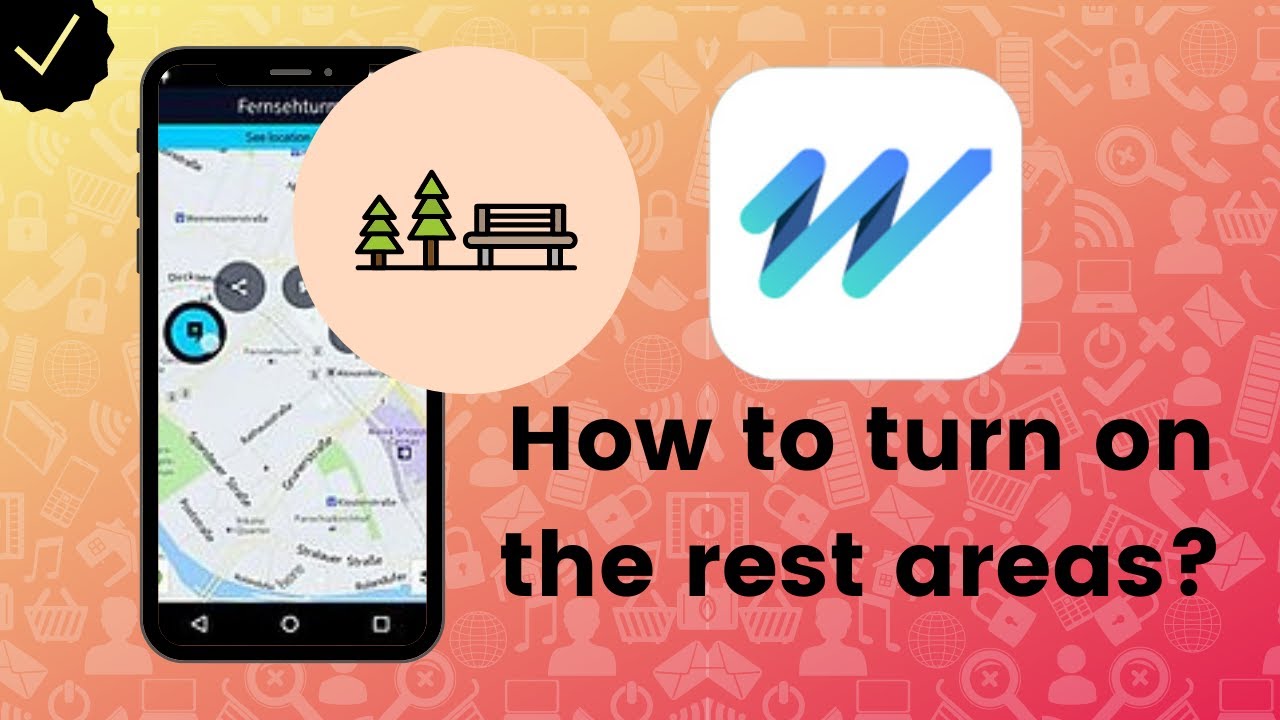 How to turn on the rest areas function in HERE WeGo? - YouTube