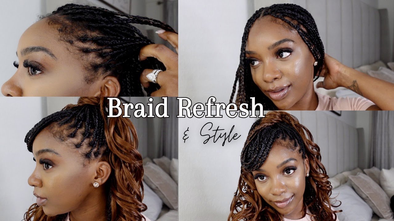 REFRESH FRENCH CURL BRAIDS | Ayya Hair | Chavi Allie - YouTube