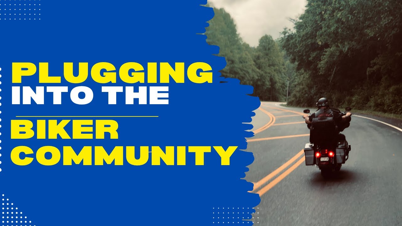 How to CONNECT with the BIKER Community!! - YouTube