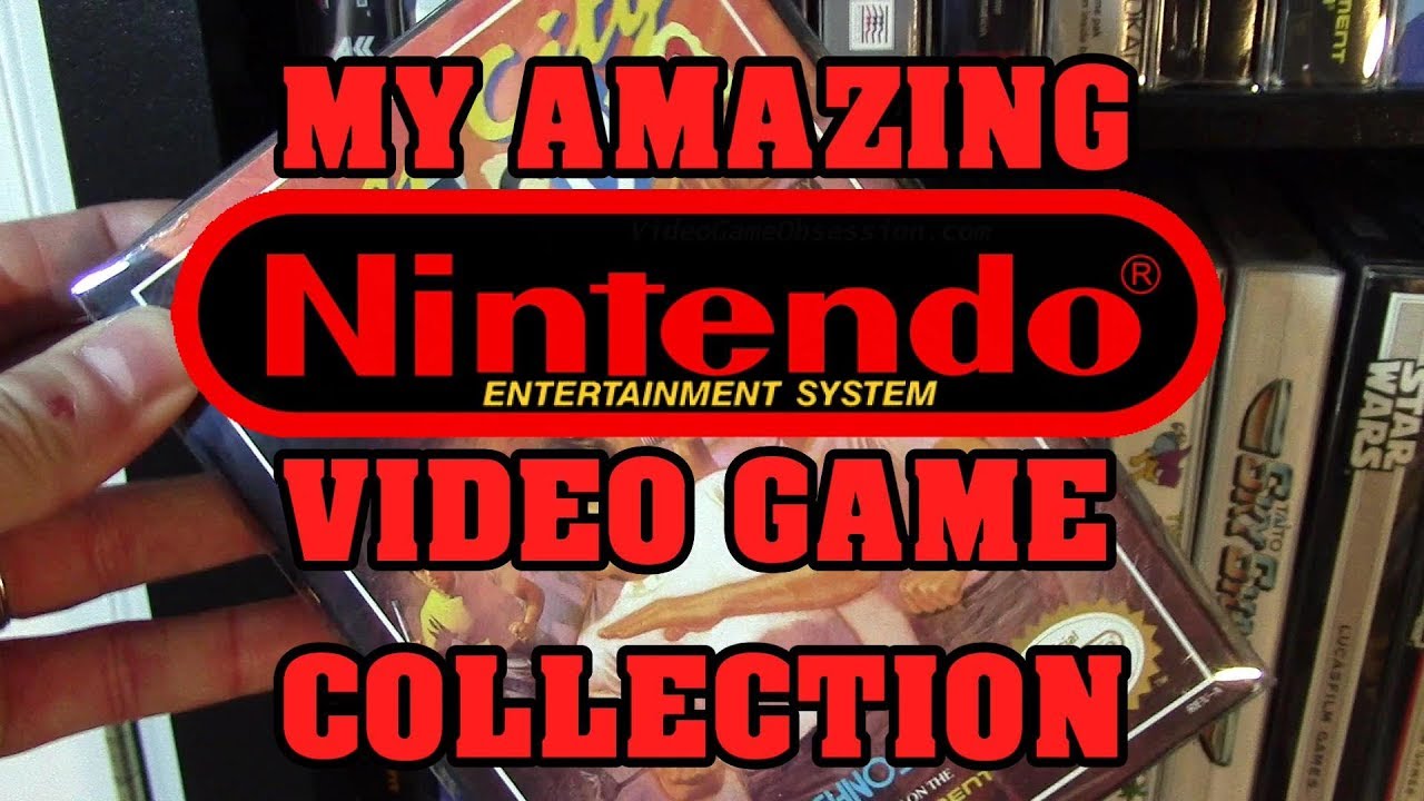 Game Room Tour | My Nintendo Retro Video Game Collection 2017 | 400 ...