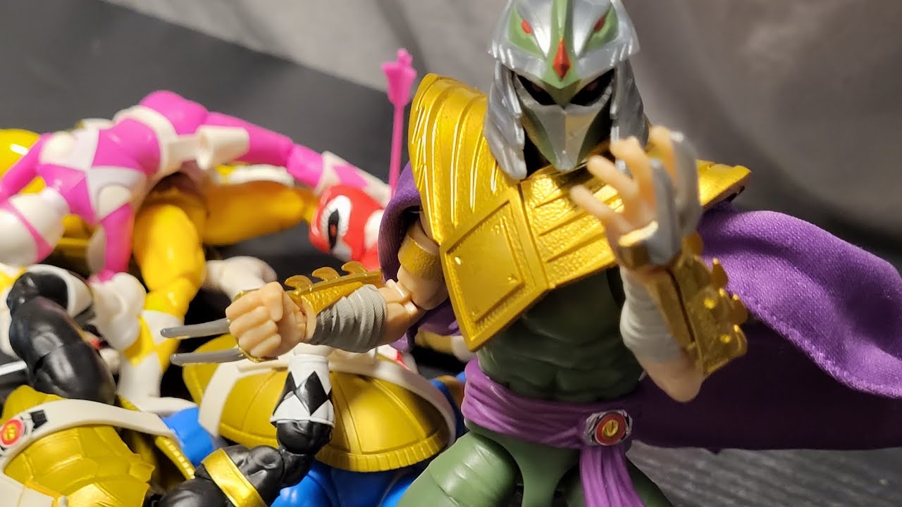 Green Ranger Shredder TMNT X MMPR Power Rangers Lightning Collection ...