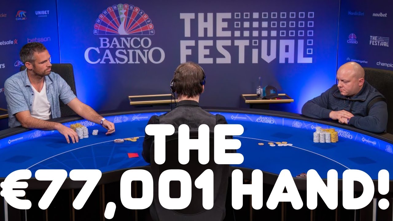 The €77,001 Festival Series Main Event Hand. - YouTube