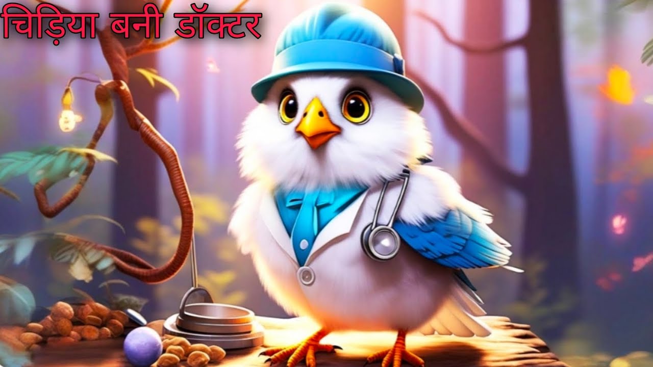 चिड़िया बनी डॉक्टर - Chidiya Bani Doctor - Bird turned doctor - Kids ...