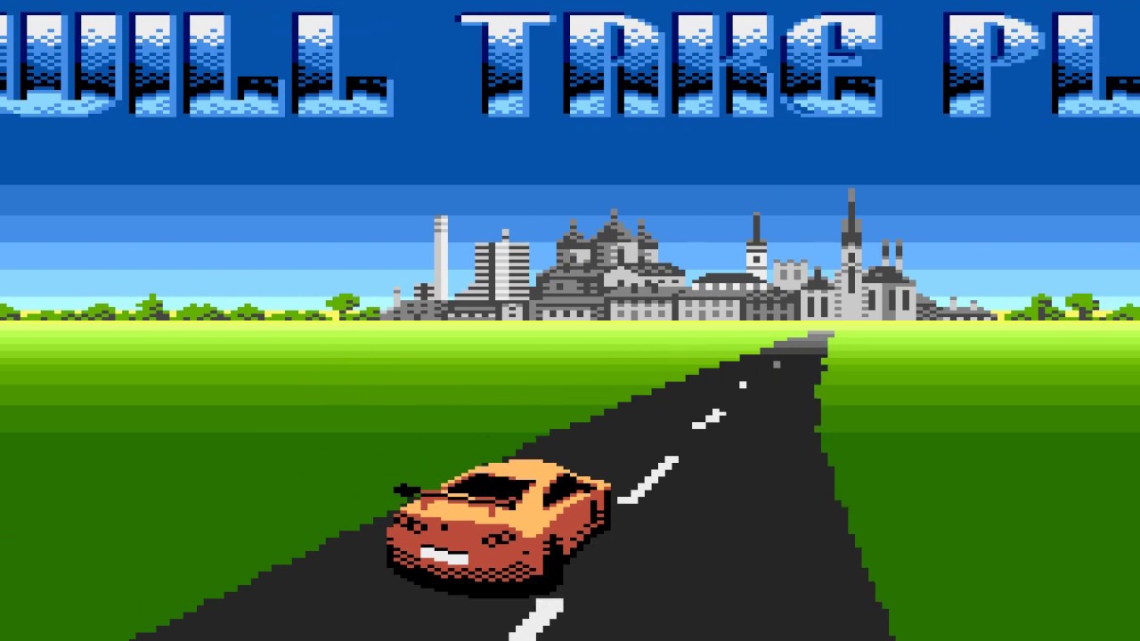 Road - Atari 8-bit demo/invitro - YouTube