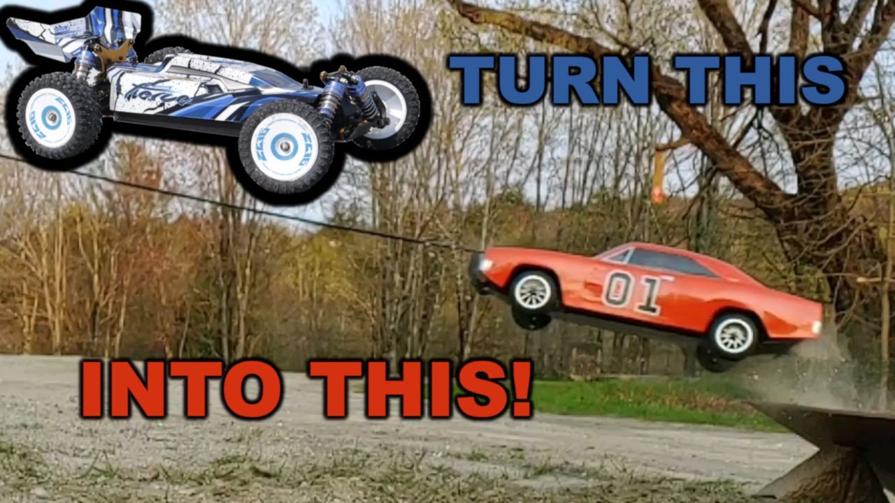 WLToys 124017 RJ Speed General Lee RC build & running - YouTube