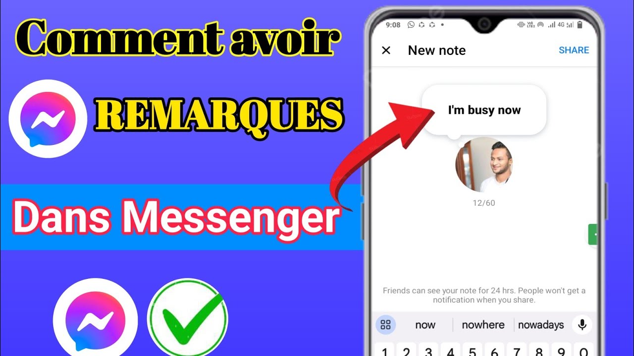 Comment obtenir des notes dans Messenger | Comment obtenir la nouvelle ...