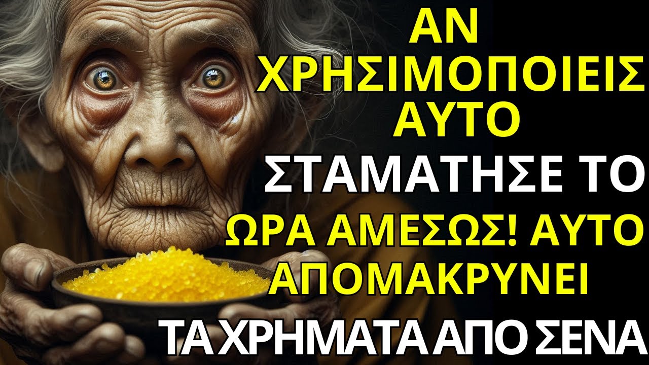 ΑΝ ΧΡΗΣΙΜΟΠΟΙΕΙΣ ΑΥΤΟ, ΣΤΑΜΑΤΗΣΕ ΤΟ ΑΜΕΣΩΣ! ΑΠΟΜΑΚΡΥΝΕΙ ΤΑ ΧΡΗΜΑΤΑ ΑΠΟ ...