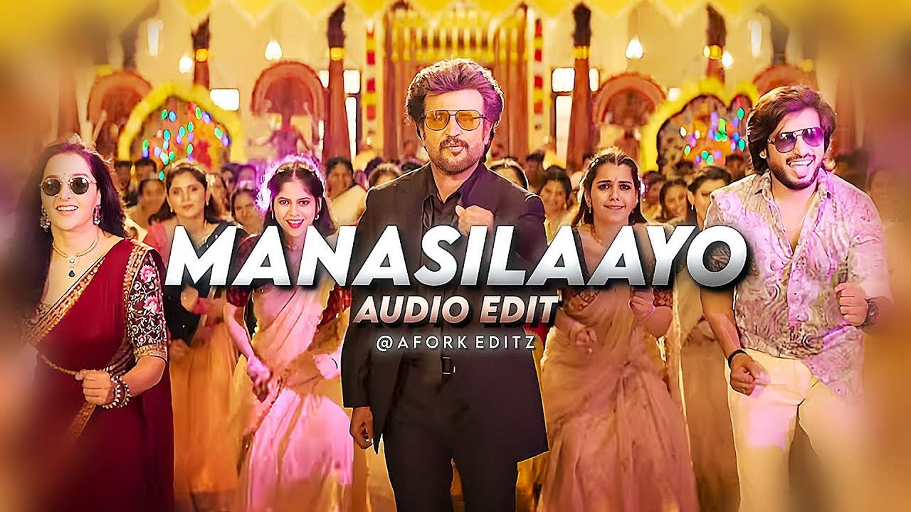 Manasilaayo - vettaiyan [Edit Audio] - YouTube