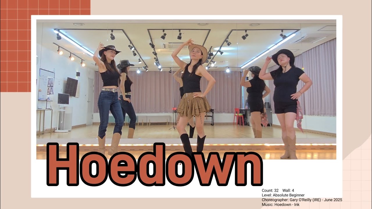 Hoedown linedance I Absolute Beginner - YouTube