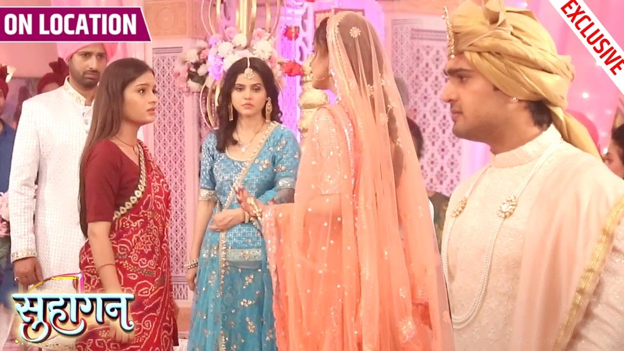 Suhagan | Krish Payal Ki Shaadi Todne Pahuchi Bindiya, Sabka Phuta ...