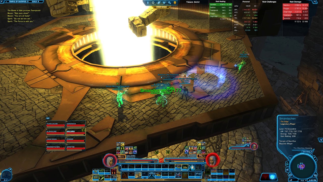 SWTOR ToS Revan VM (Hard Mode) 6.1 (Ruffian DPS PoV) - YouTube