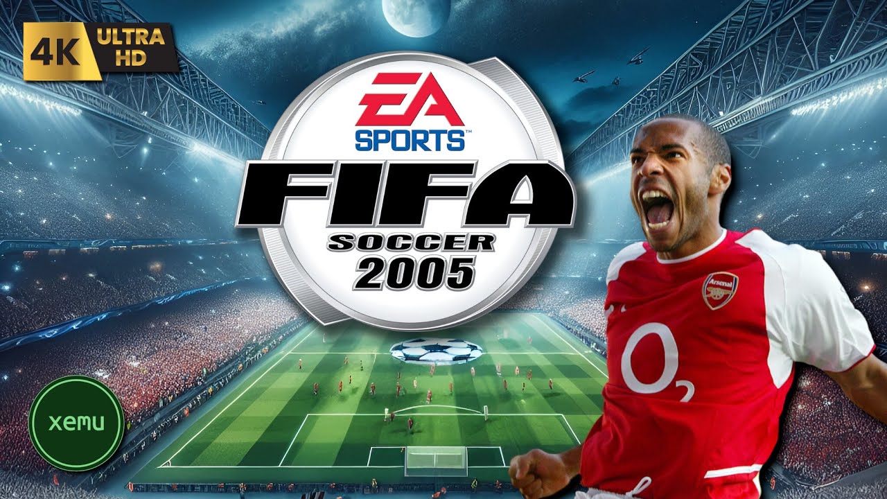 FIFA 2005 - Xbox - Xemu Emulator Gameplay [4K 60FPS] R5600x + 4070 ti ...