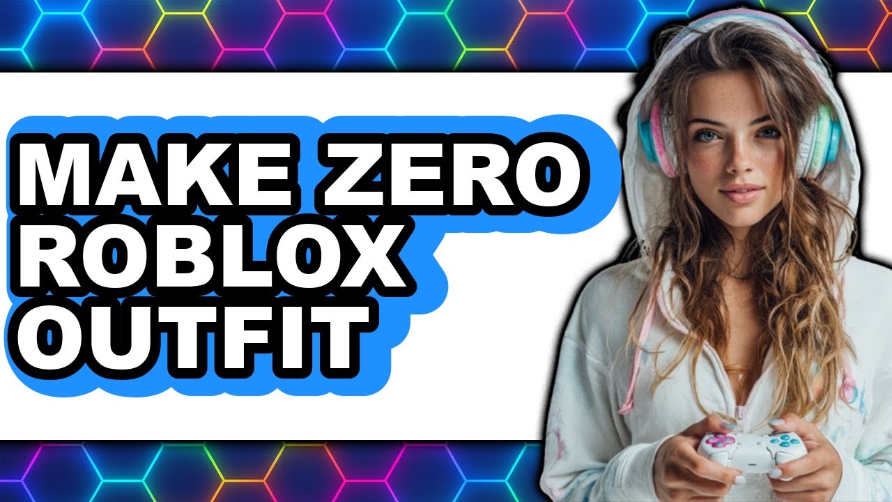 How to Make Zero Roblox Outfit 2025 (Only Way) - YouTube
