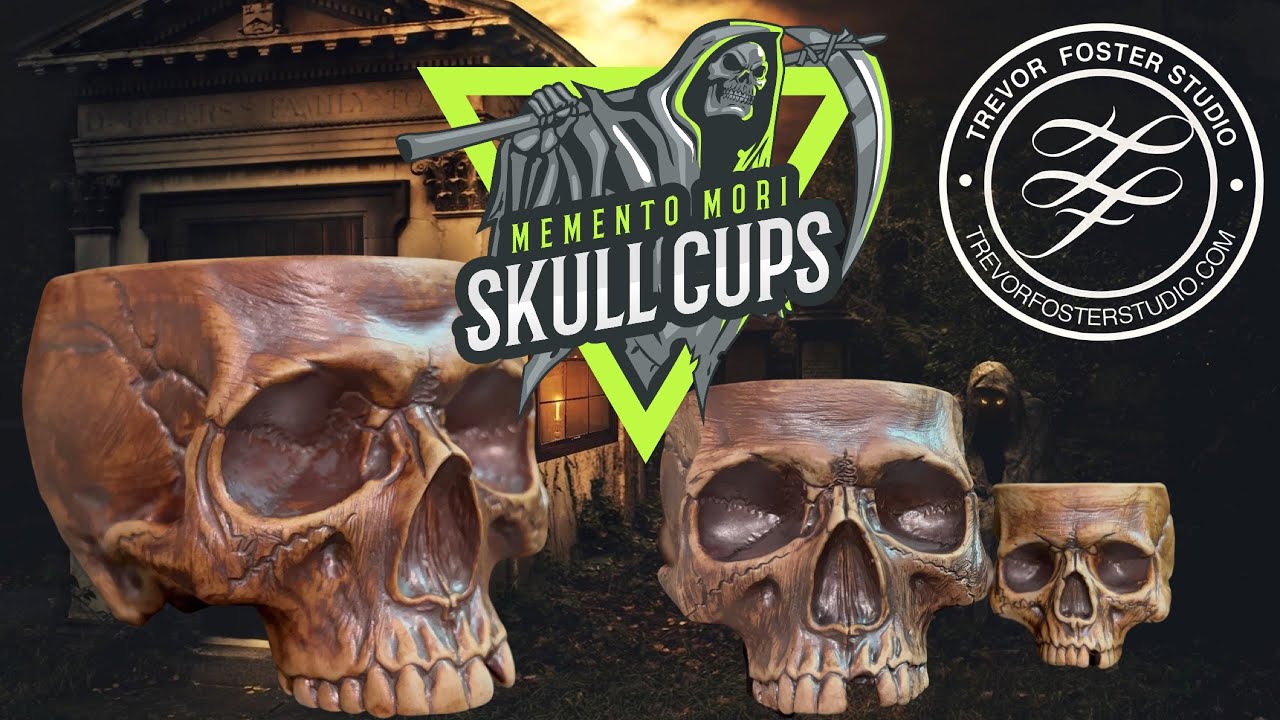 Unboxing Memento Mori Skull Cups from Trevor Foster Studio - YouTube
