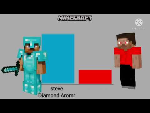 steve vs evil steve power levels - YouTube