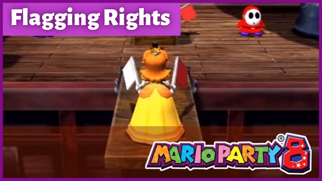 Mario Party 8 - Flagging Rights | Daisy Gameplay - YouTube