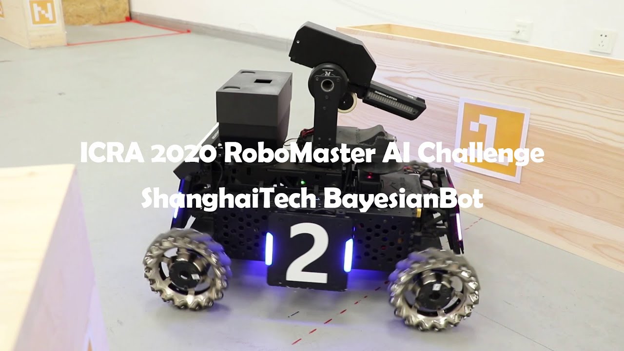 ICRA 2020 RoboMaster AI Challenge Technical Report - ShanghaiTech BayesianBot - YouTube