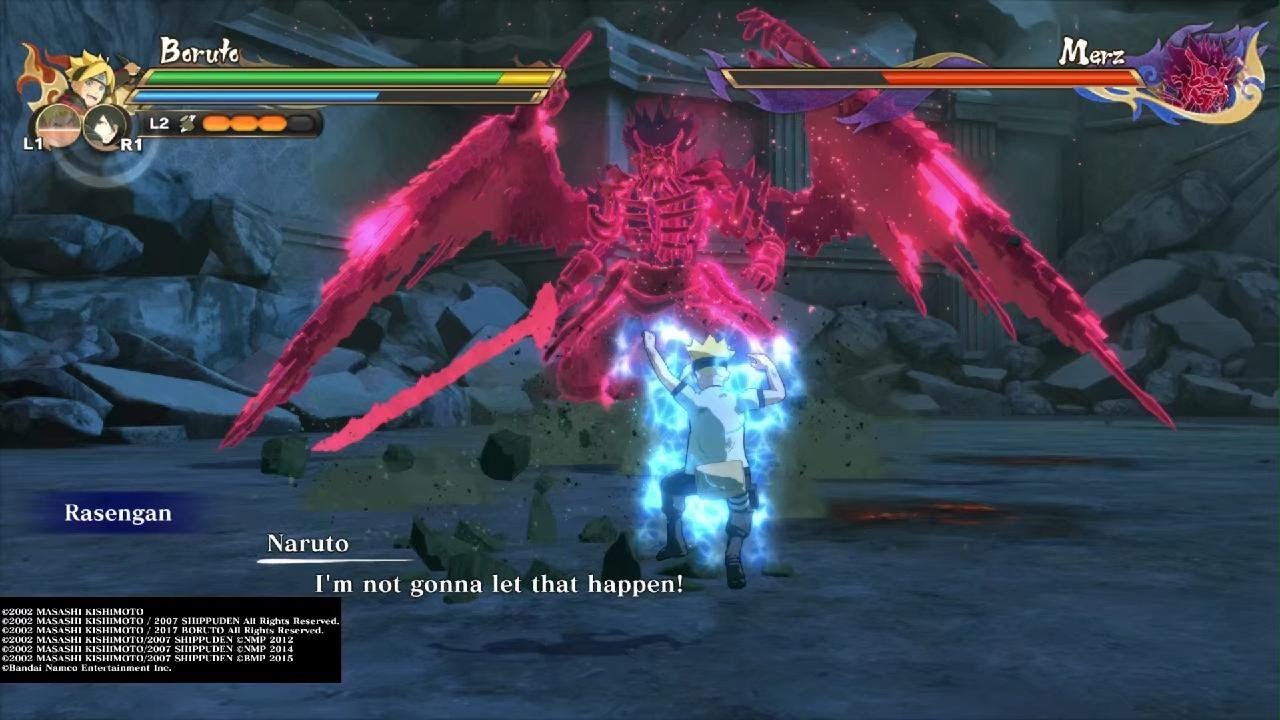Naruto Ninja Storm Moonlight Duel S-Rank Guide Boruto VS Merz Susanoo ...