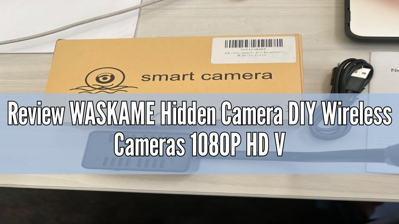 Review WASKAME Hidden Camera DIY Wireless Cameras 1080P HD Video 2100ma ...