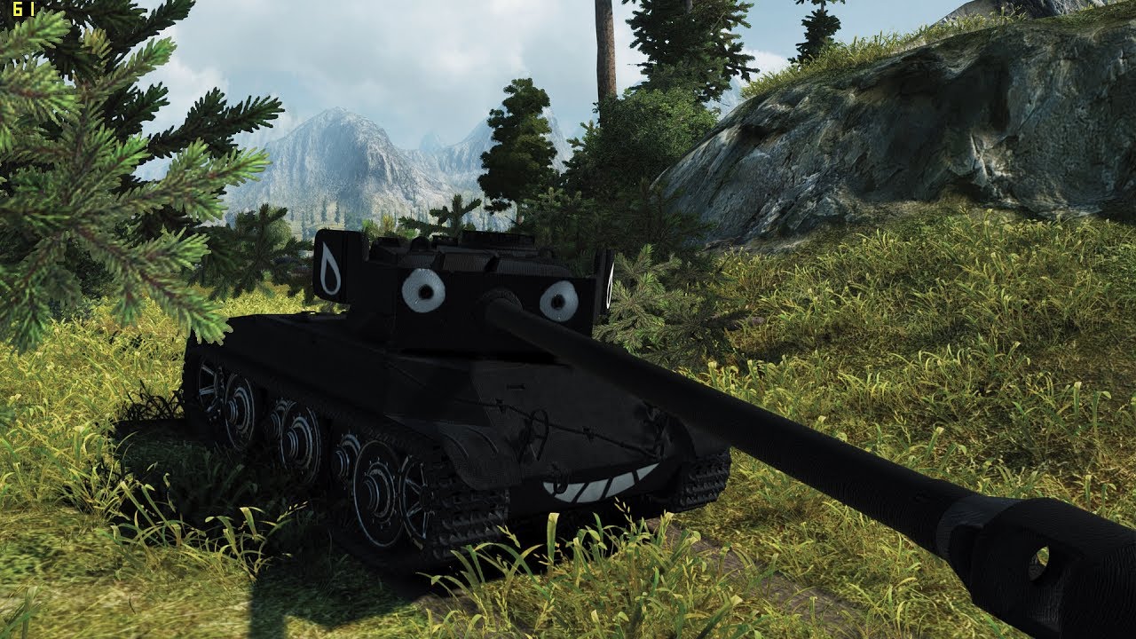 World of Tanks - T67 "black friend" remodel v1.1 - YouTube