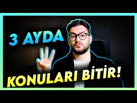 3 AYDA YKS BİTİRME PROGRAMI!