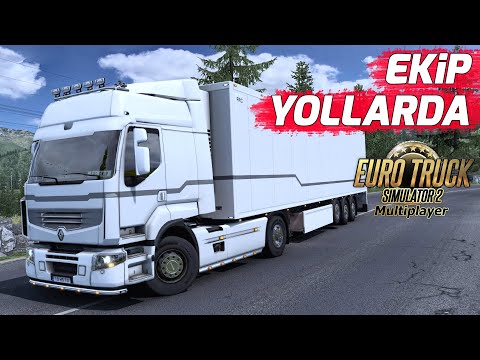 YENİ ÜYELERİMİZ İLE İLK KONVOYUMUZ | ETS2:MP !!