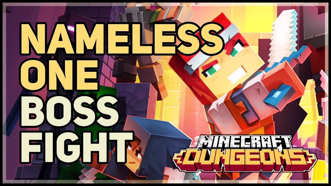Nameless One Boss Fight Minecraft Dungeons - YouTube