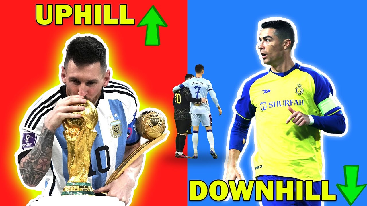 Messi Rise VS Ronaldo Fall - YouTube