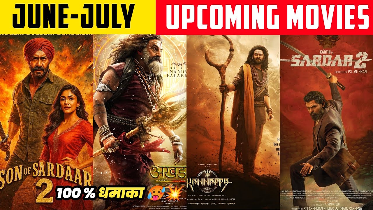 Top 10 Upcoming Indian Movies June To July 2025 Hindi You Can't Miss ...