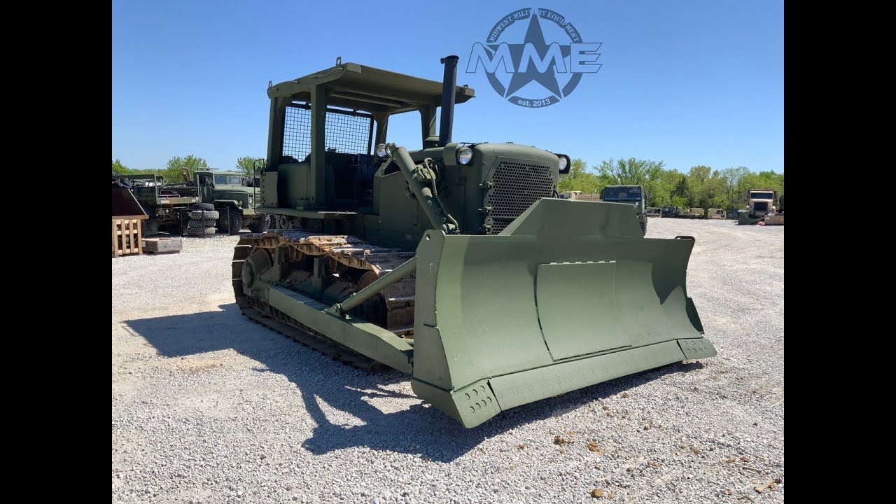 FOR SALE: EX-Military Caterpillar D7-F Dozer With Hydraulic Hyster Rear ...