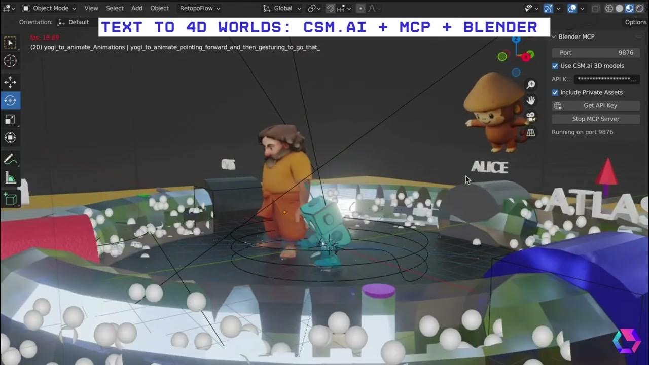 🚀 Text to 4D Worlds using CSM AI and MCP! 🤖 Instant Animations, No Rigging! 🎬 - YouTube