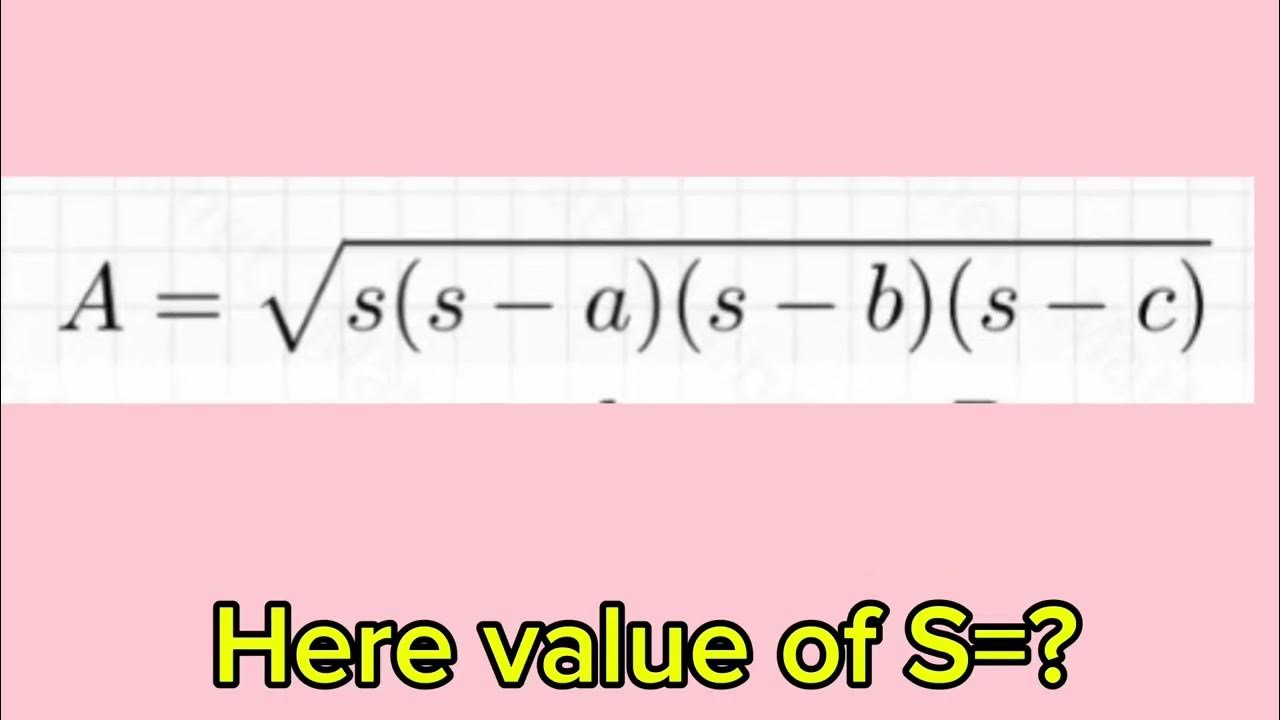 How to find area of triangle | master formula to find area of triangle ...