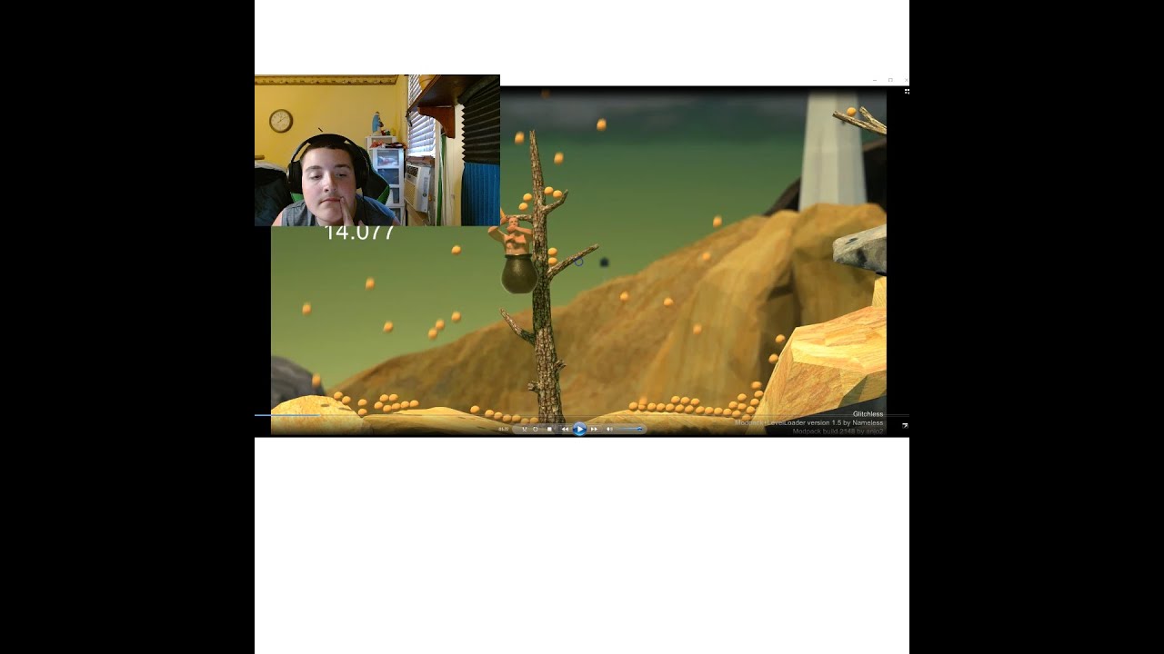 Getting Over it But it's Raining Oranges! -Getting Over it Mod - YouTube