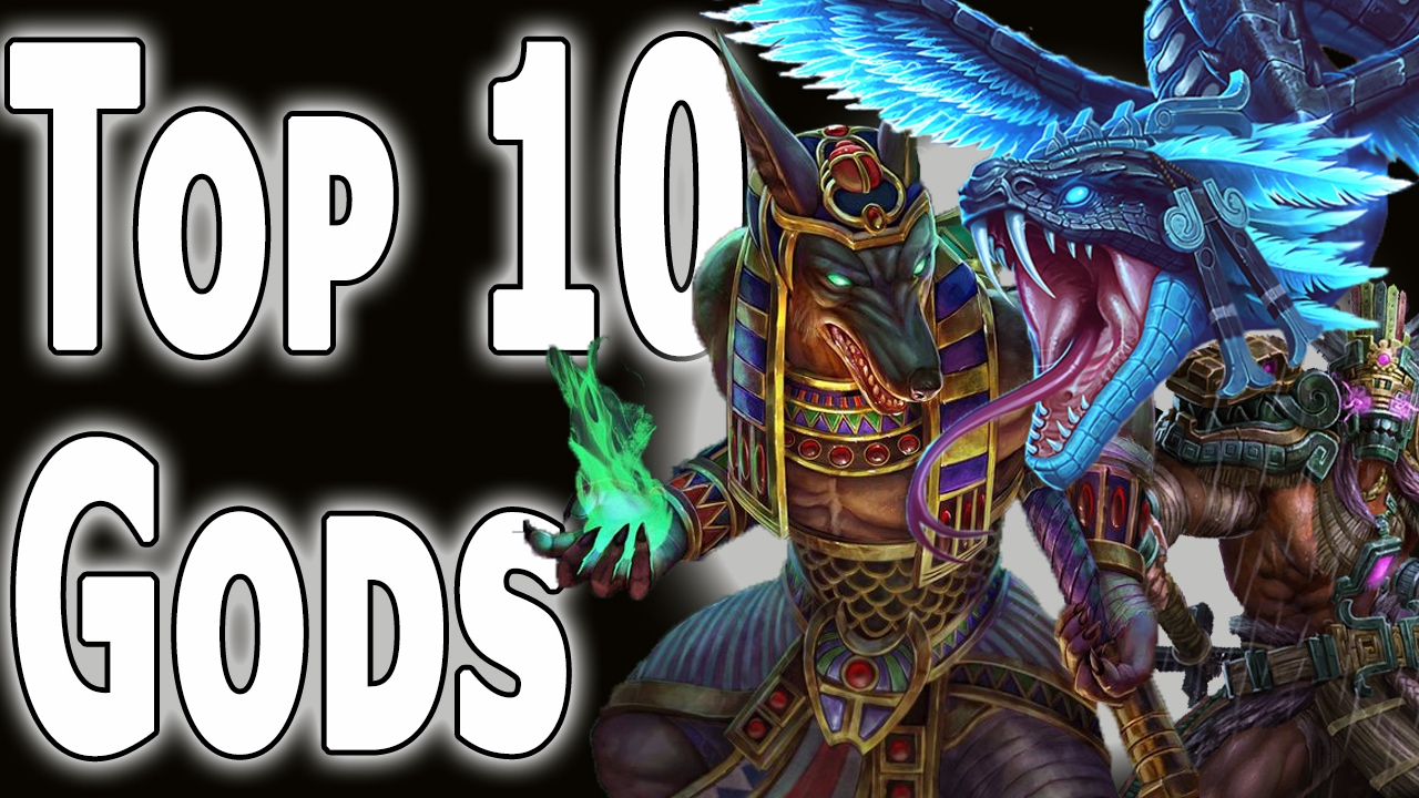 My Top 10 Smite Gods - YouTube