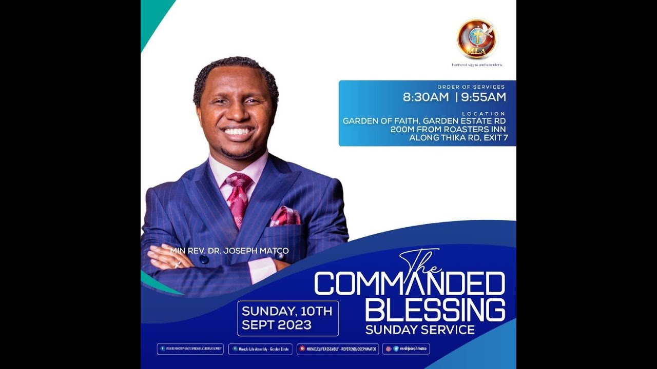 THE COMMANDED BLESSING || SUNDAY 2ND SERVICE || 10TH. SEP 2023 - YouTube