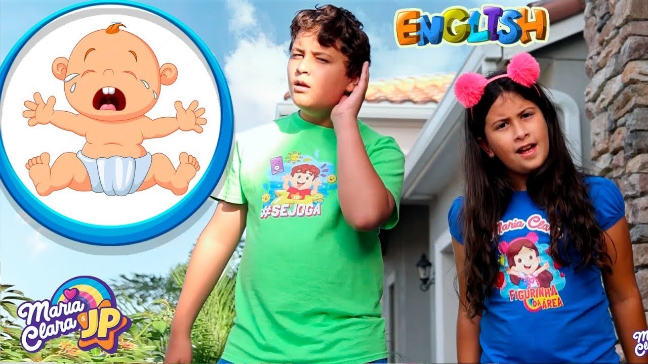 Maria Clara and JP found a doll and pretend to be her parents - YouTube