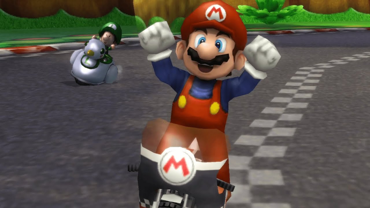 Classic Mario in Mario Kart Wii - YouTube