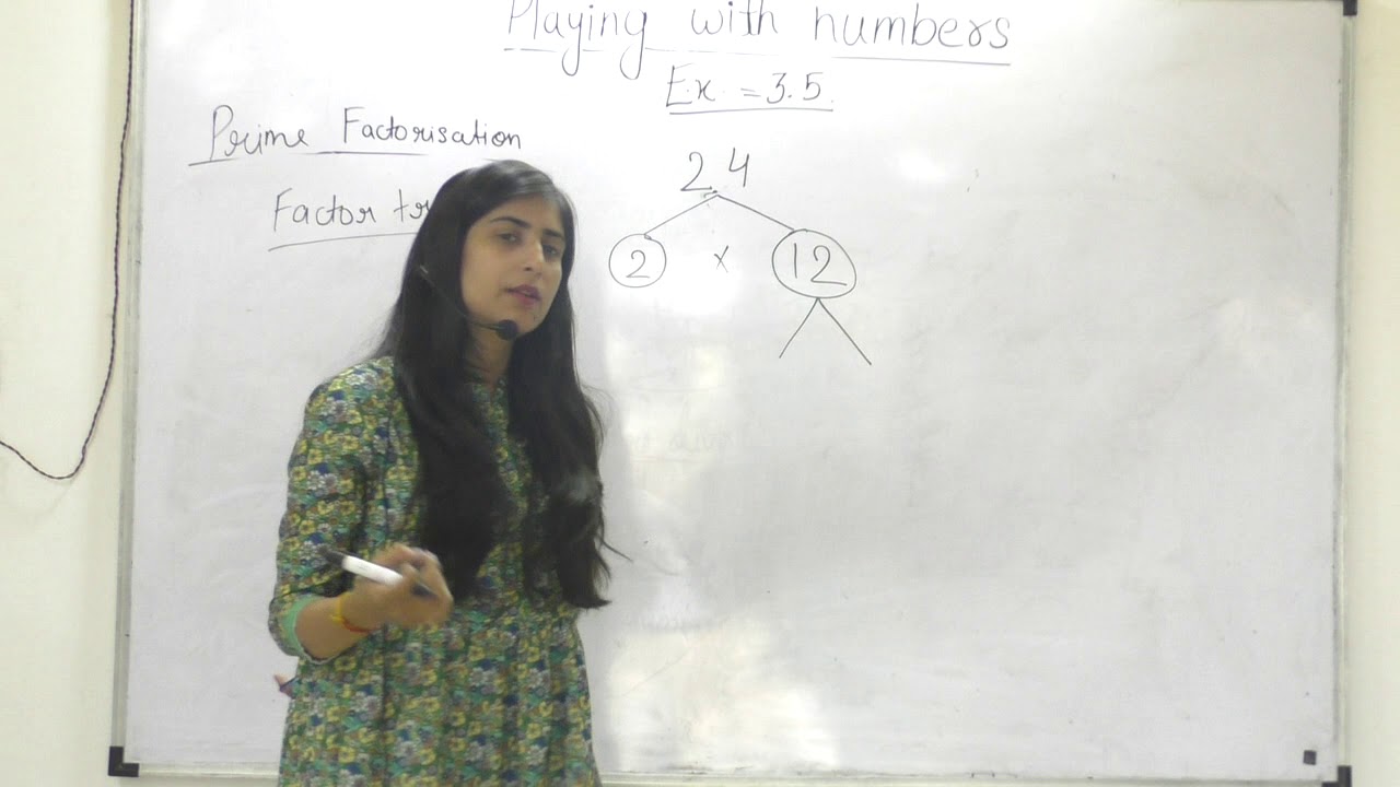 Prime Factorization (Factor tree method) in Playing with numbers class ...