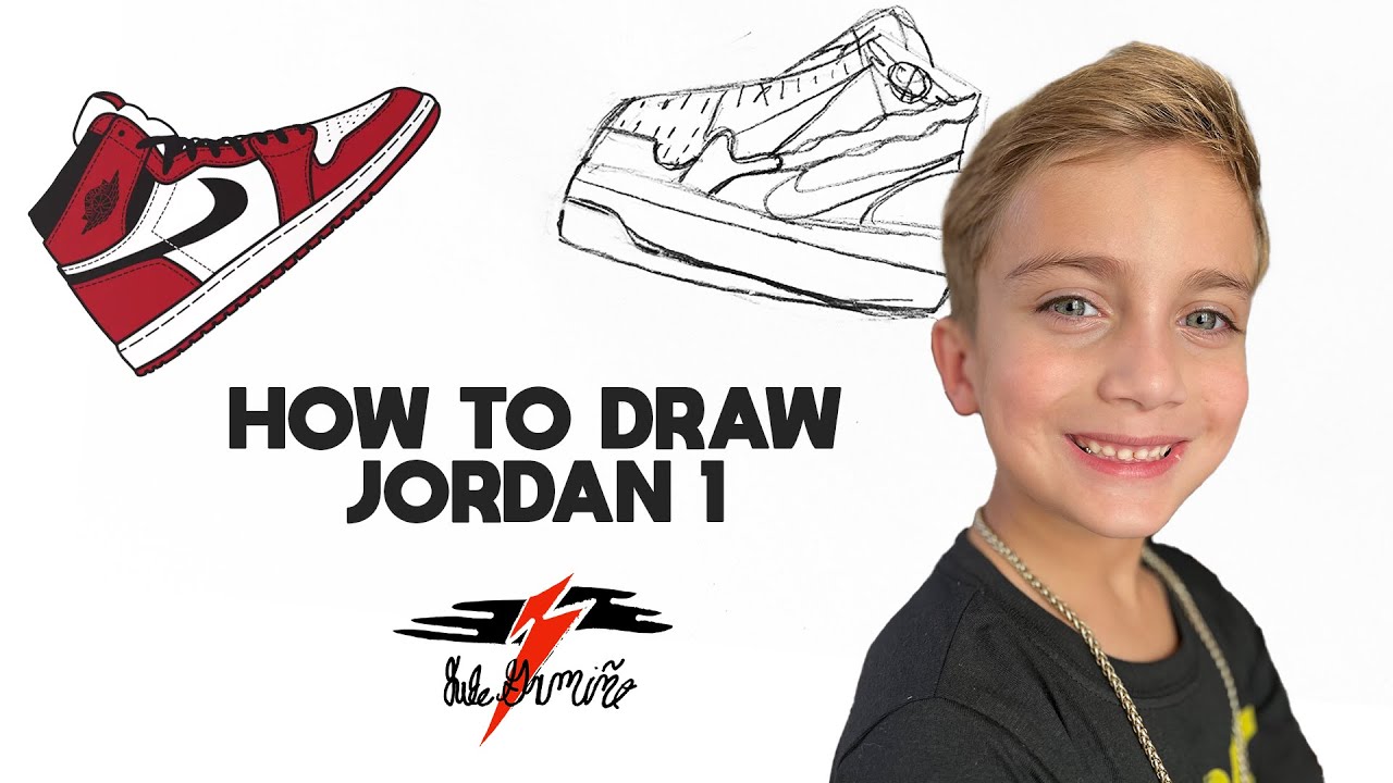 How To Draw Jordan 1s - YouTube