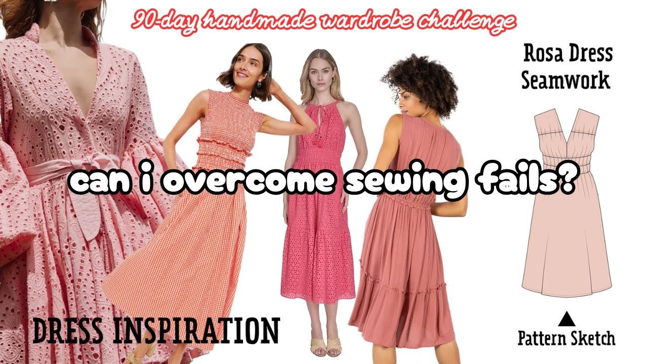 Can I Turn Sewing Fails Into Cute Dresses! | 90 Day Wardrobe Challenge ...