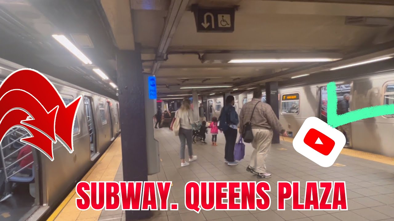SUBWAY. QUEENS PLAZA #train #travel #trending #youtube #ytcmp # ...