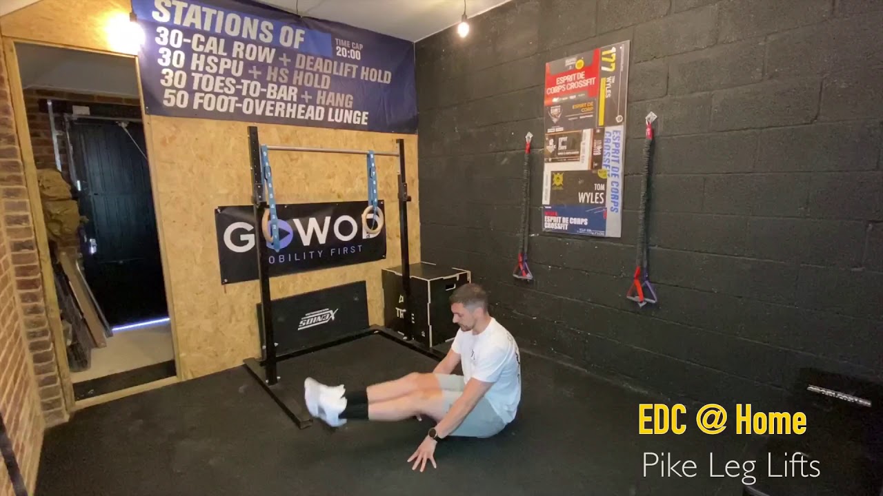 Pike Leg Lifts - EDC @ Home - YouTube