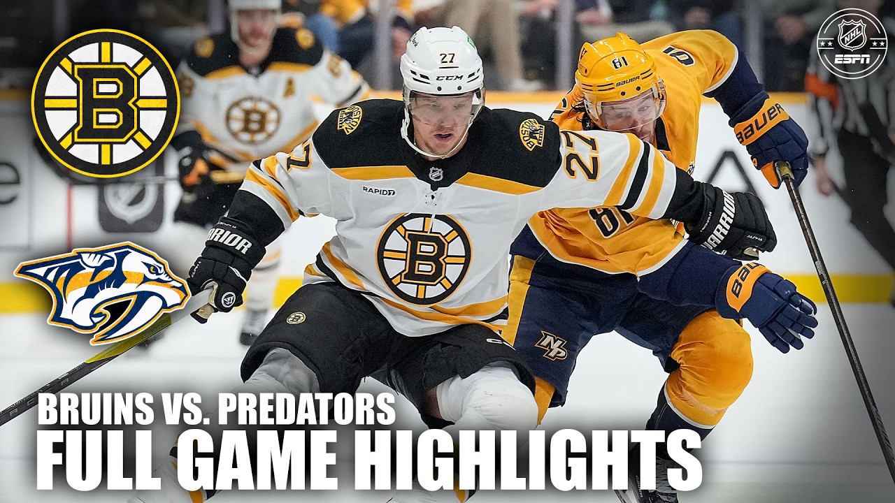 Boston Bruins vs. Nashville Predators | Full Game Highlights | ESPN NHL ...