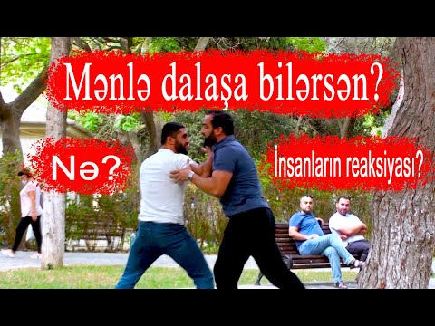 Menle dalasha bilersen? Ne? insanlarin reaksiyasi!