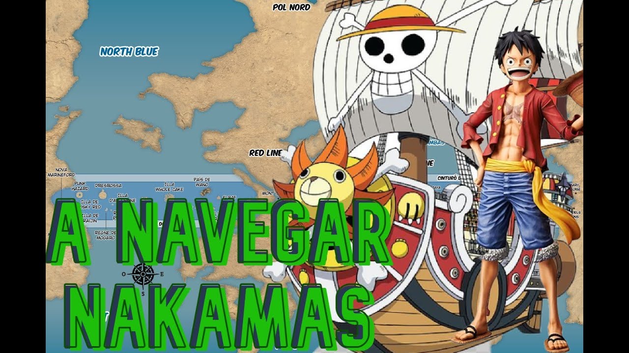 MAPA OFICIAL DE ONE PIECE ¿¿¿CUANTAS ISLAS PASARON? ¿¿¿DONDE QUEDA ...