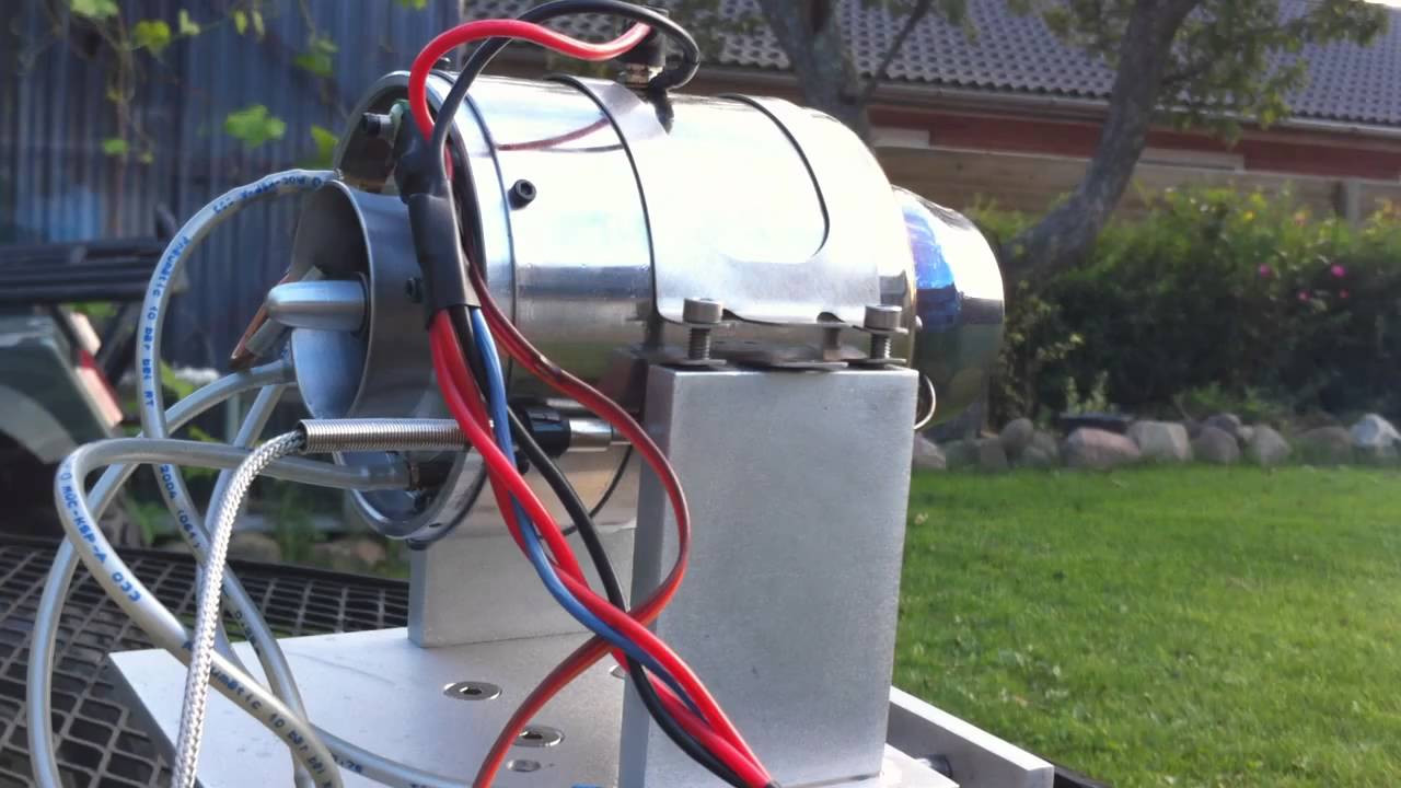 Mini turbojet engine HD - YouTube