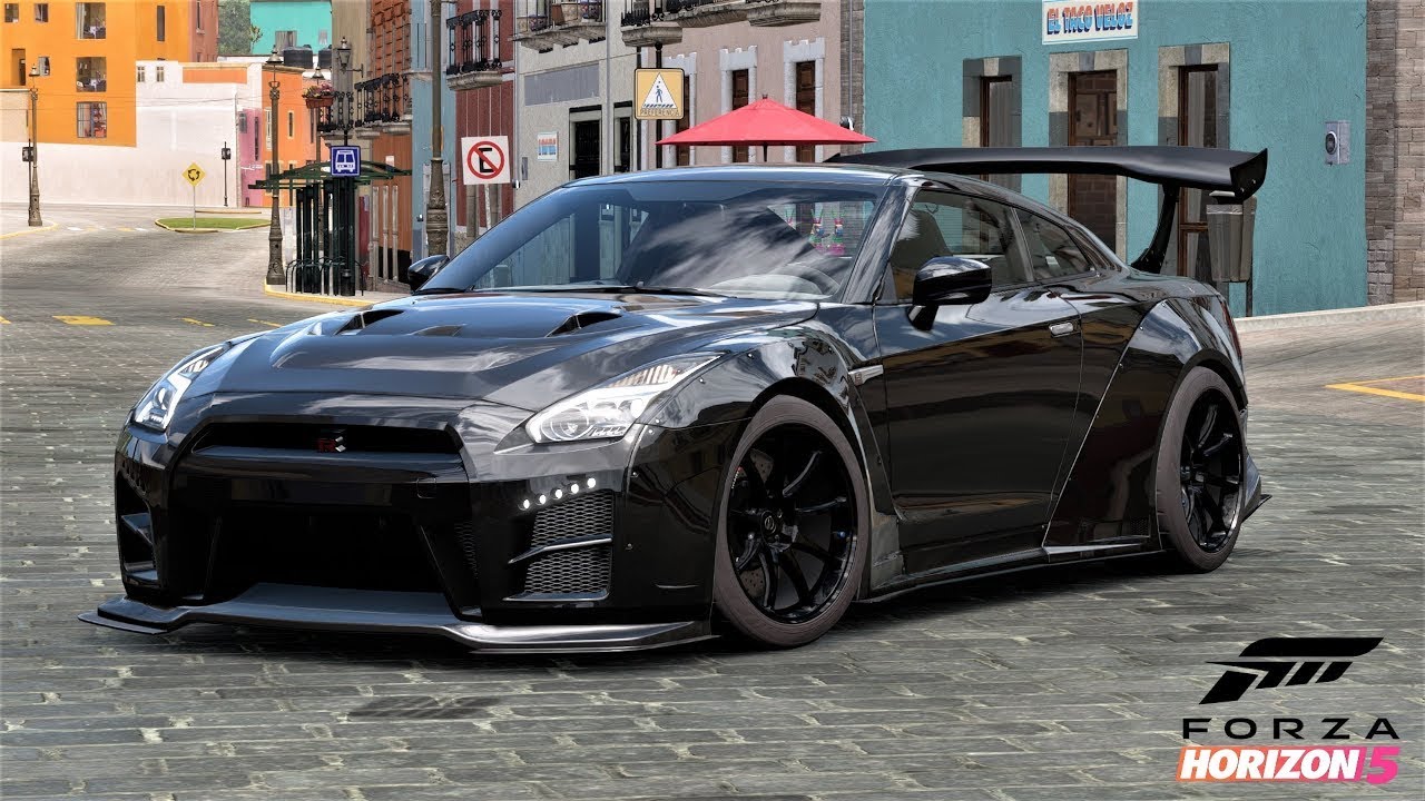 TESTEI O GTR R35 (GODZILLA) 1000HP no FORZA 5 - YouTube