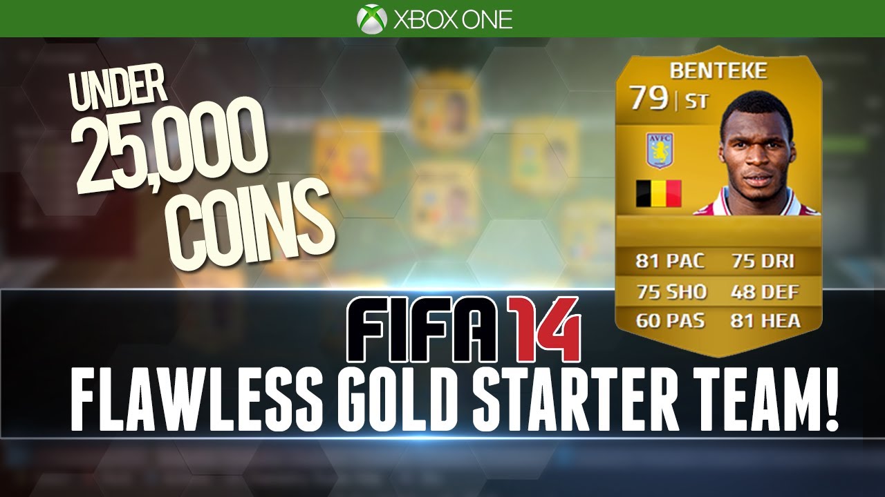NEXT GEN FIFA 14 | FLAWLESS GOLD TEAM for 25k! | Squad Builder #15 (My ...