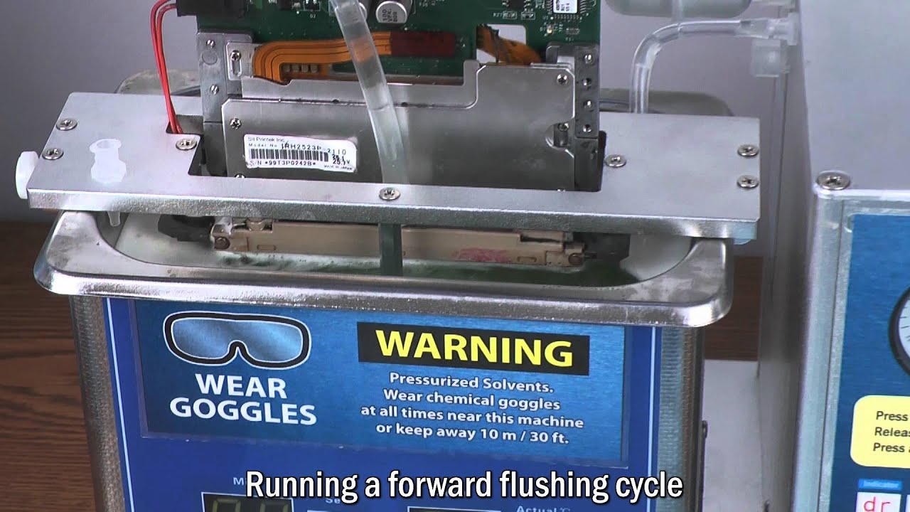 Vutek GS Jetpack (Print Head) Recovery with Print Head Doctor 3 - YouTube