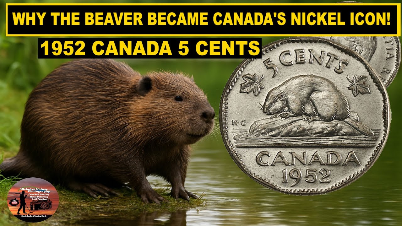 Why the Beaver became a Canada's Nickel Icon! 1952 Canada 5 Cent Coin 🍁 ...